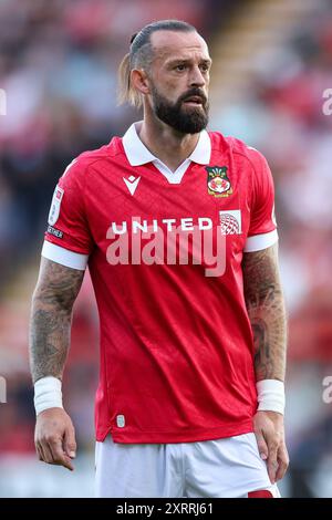 Wrexham's Steven Fletcher during the Sky Bet League One match at the ...