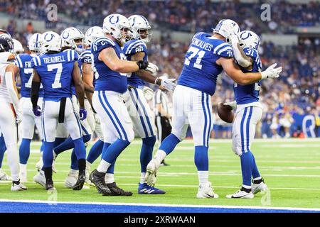 Indianapolis Colts running back Tyler Goodson walks off the field ...
