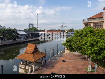 Maritime museum on the riverfront, Melaka State, Malacca, Malaysia ...