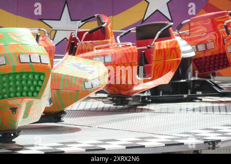Breakdance Carousel- Amusentment and Delight at the funfair Stock Photo ...