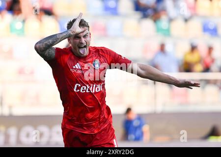 Pisa Sporting Club celebrates after scoring a goal during Udinese ...