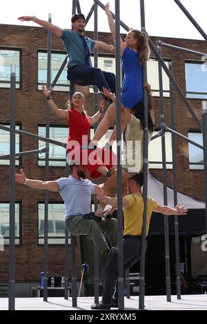 Newcastle, UK. 11 August, 2024. NOVUM Multi - Arts Festival With, Wild ...
