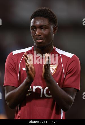 Ali Dembele of Torino Fc in action during the Coppa Italia Round of 16 ...