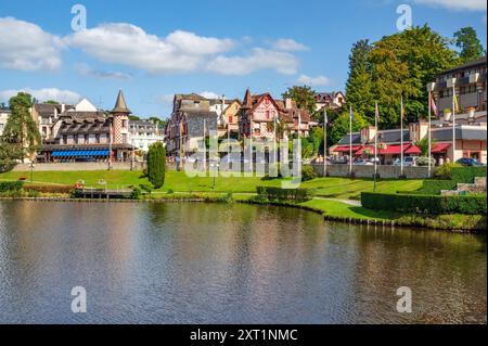 Bagnoles-de-l'Orne, only Spa Town in Normandy, and its lake, France ...