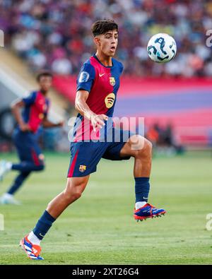 Marc Bernal of FC Barcelona during the La Liga EA Sports match between ...
