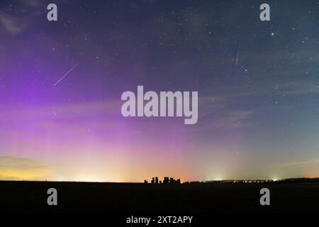 The Perseid meteor shower and an aurora over the Saskatchewan Summer ...