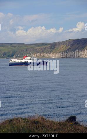 HEBRIDEAN PRINCESS at anchor off RATHLIN ISLAND, COUNTY ANTRIM ...