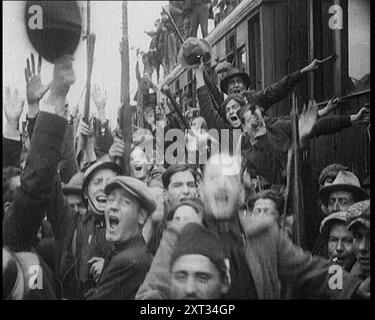 Photograph of Italian Blackshirts Fascist group in Rome. Dated 20th ...