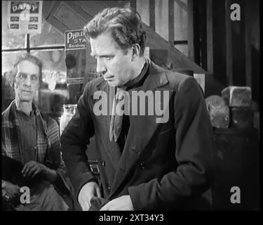 Scene From the Film 'The Informer': Lars Hansen Arriving at the House ...