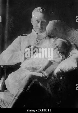 A photograph of Prince and Princess August Wilhelm of Prussia with ...