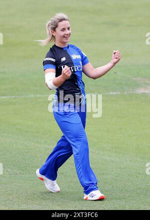 Eva Gray of London Spirit celebrates after the dismissal of Lauren ...