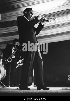 A portrait of jazz trumpeter Buck Clayton, taken between 1938 and 1948 ...