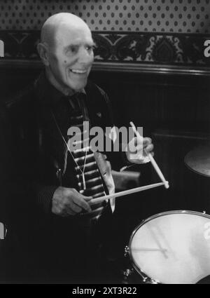English drummer Eric Delaney performing at one of the Schools Prom ...