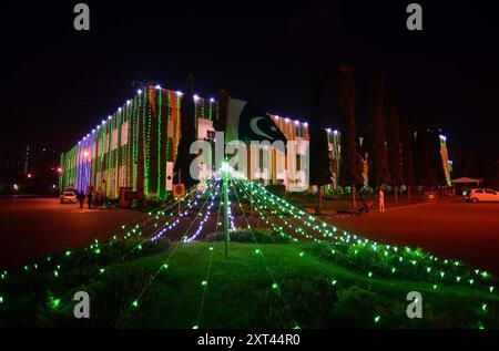 A beautiful illuminated view of Sindh Assembly building in connection ...