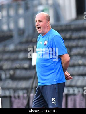 Paul Cook, manager of Chesterfield during the Sky Bet League 2 match ...