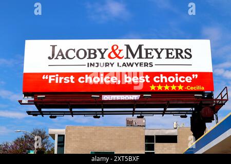 Los Angeles, California: JACOBY & MEYERS Injury Lawyers billboard ...