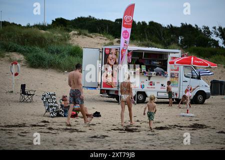 Family on Tylösand Beach in Halmstad, Sweden Stock Photo - Alamy