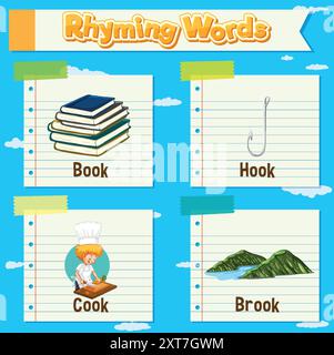 Visuals of words that rhyme together Stock Vector Image & Art - Alamy