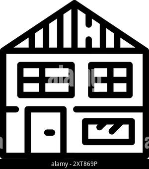 Listing Simple vector icon. Modern, simple flat vector illustration for ...