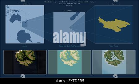 South Island in the Tasman Sea, belonging to New Zealand, described and ...