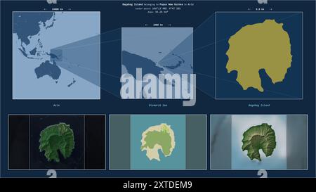 Bagabag Island in the Bismarck Sea, belonging to Papua New Guinea ...