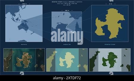 Bickerton Island in the Arafura Sea, belonging to Australia, described ...