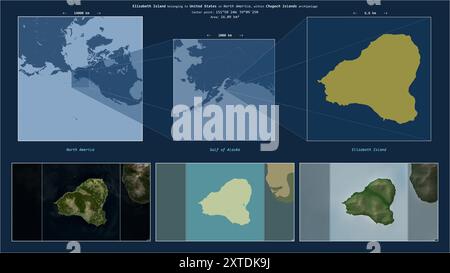 Elizabeth Island in the Gulf of Alaska, belonging to United States ...