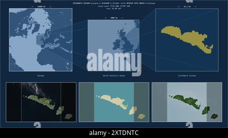 Inishmore Island in the North Atlantic Ocean, belonging to Ireland ...