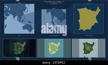 Ko Samui Island in the Gulf of Thailand, belonging to Thailand ...