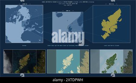 Lewis and Harris Island in the North Atlantic Ocean, belonging to ...
