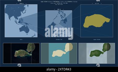 Lugus Island in the Celebes Sea, belonging to Philippines, described ...