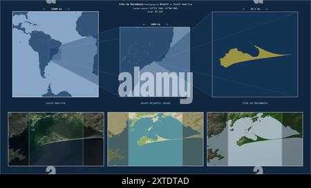 Ilha da Marambaia in the South Atlantic Ocean, belonging to Brazil ...
