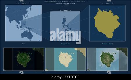 Marinduque Island in the Philippine Sea, belonging to Philippines ...