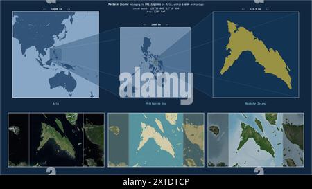Masbate Island in the Philippine Sea, belonging to Philippines ...
