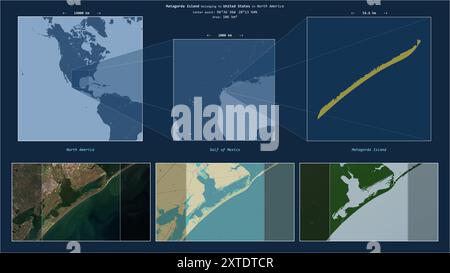 Matagorda Island in the Gulf of Mexico, belonging to United States ...