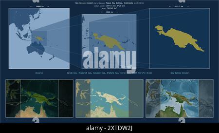 New Guinea Island in the Ceram Sea, shared between: Papua New Guinea ...