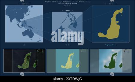 Mindanao Island in the Sulu Sea - belonging to Philippines. Described ...