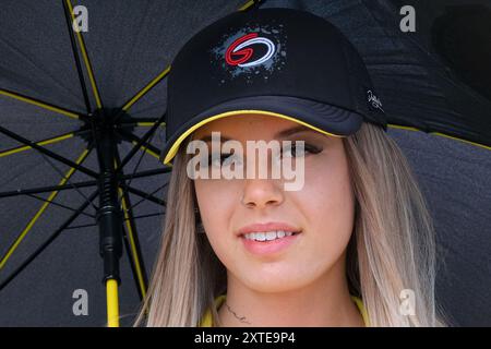 Umbrella Girls is posing during the FIM Motul Superbike World ...