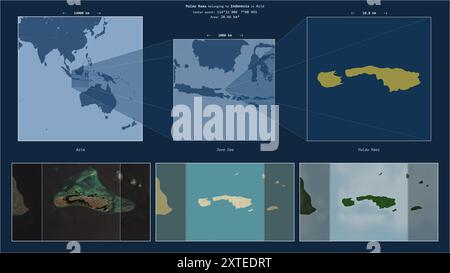 Pulau Raas in the Java Sea, belonging to Indonesia, isolated on a ...