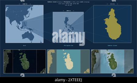 Romblon Island in the Philippine Sea, belonging to Philippines ...