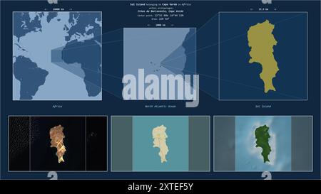 Sal Island in the North Atlantic Ocean, belonging to Cape Verde ...