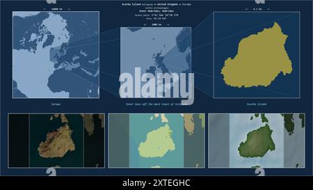 Scarba Island in the Inner Seas off the West Coast of Scotland on a ...
