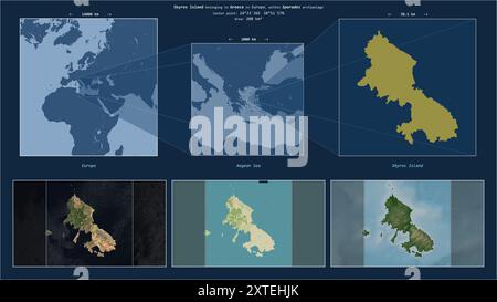 Skyros Island in the Aegean Sea, belonging to Greece, described and ...