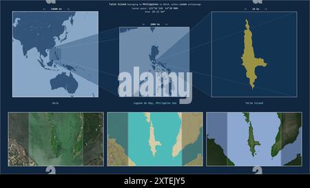 Talim Island in the Laguna de Bay, belonging to Philippines, isolated ...