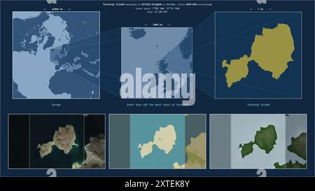 Taransay Island in the Inner Seas off the West Coast of Scotland on a ...