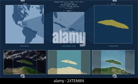 Tortuga Island in the North Atlantic Ocean, belonging to Haiti ...