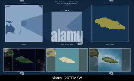 Upolu Island in the South Pacific Ocean, belonging to Samoa, isolated ...