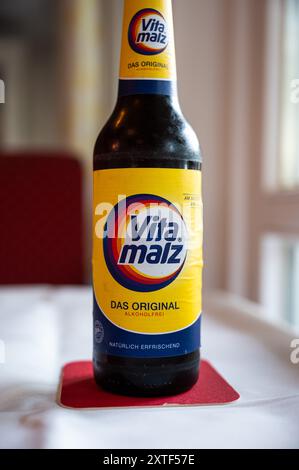 Kirchseelte, Lower Saxony, Germany, July 15, 2024 - Sign of the Drei ...