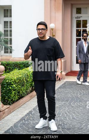 Indian film producer Dinesh Vijan is seen during the music album launch ...