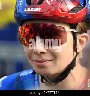Cecilie Uttrup Ludwig in the Tour de France Femmes 2024 Stock Photo - Alamy